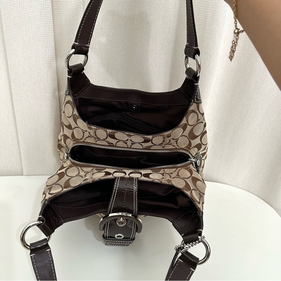 Coach | Bags | Coach Soho Lynn Signature Khaki Totebag | Poshmark
